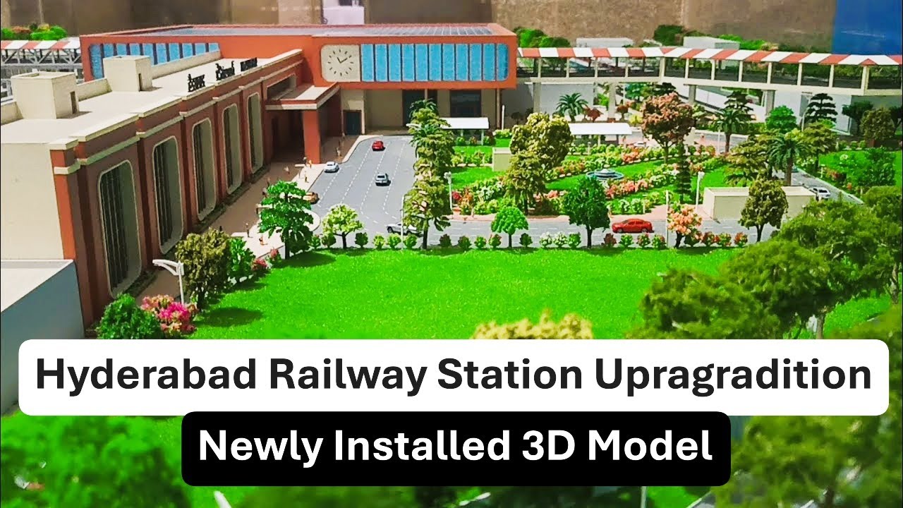 Hyderabad Railway Station Upgradation / Redevelopment: Visual of 3D ...
