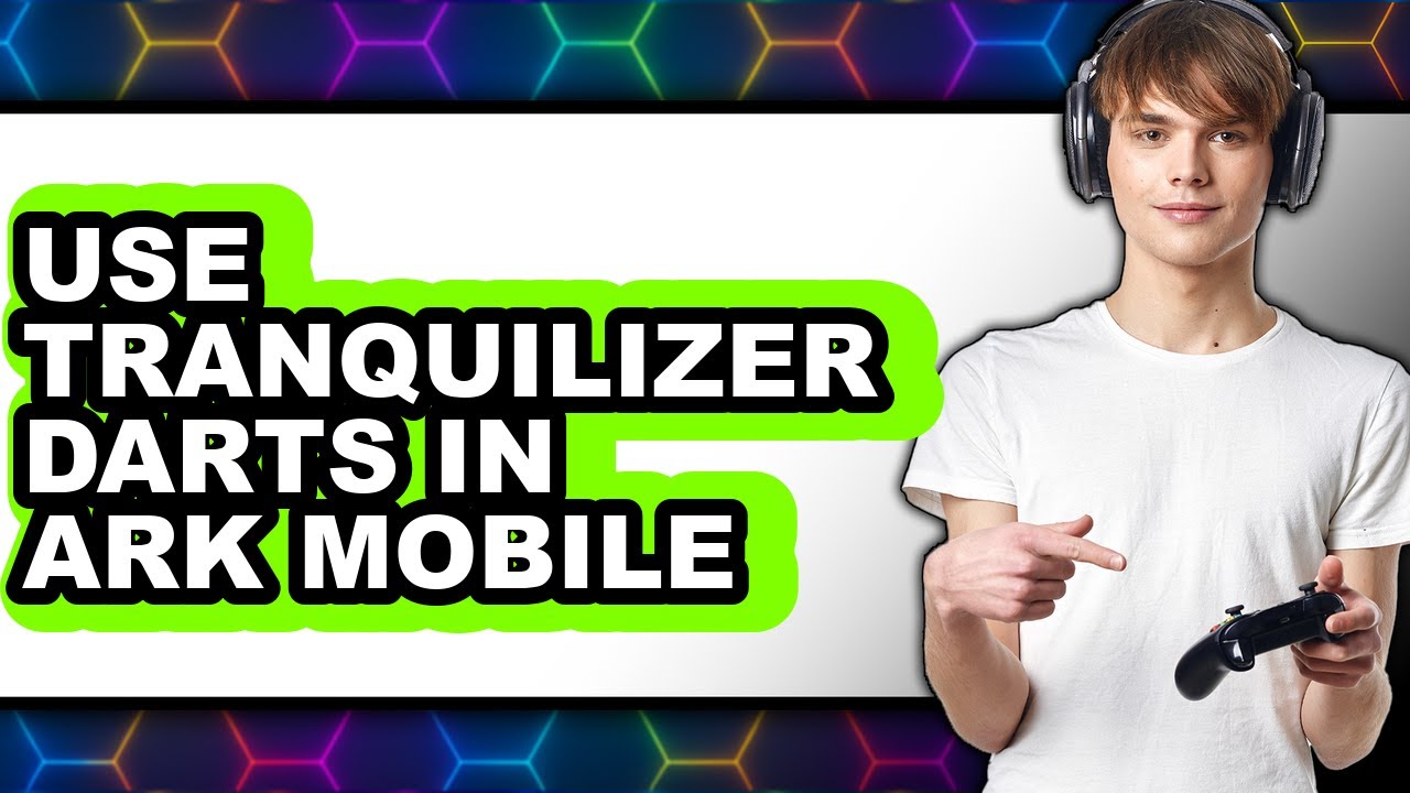 How to Use Tranquilizer Darts in Ark Mobile (easy Method) - YouTube