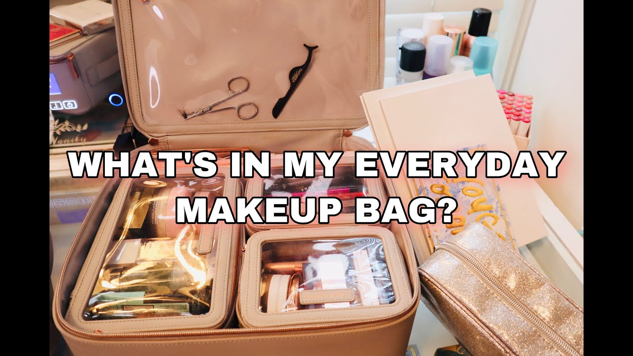 WHAT'S IN MY EVERYDAY MAKEUP BAG AND EMERGENCY MAKEUP KIT! - YouTube