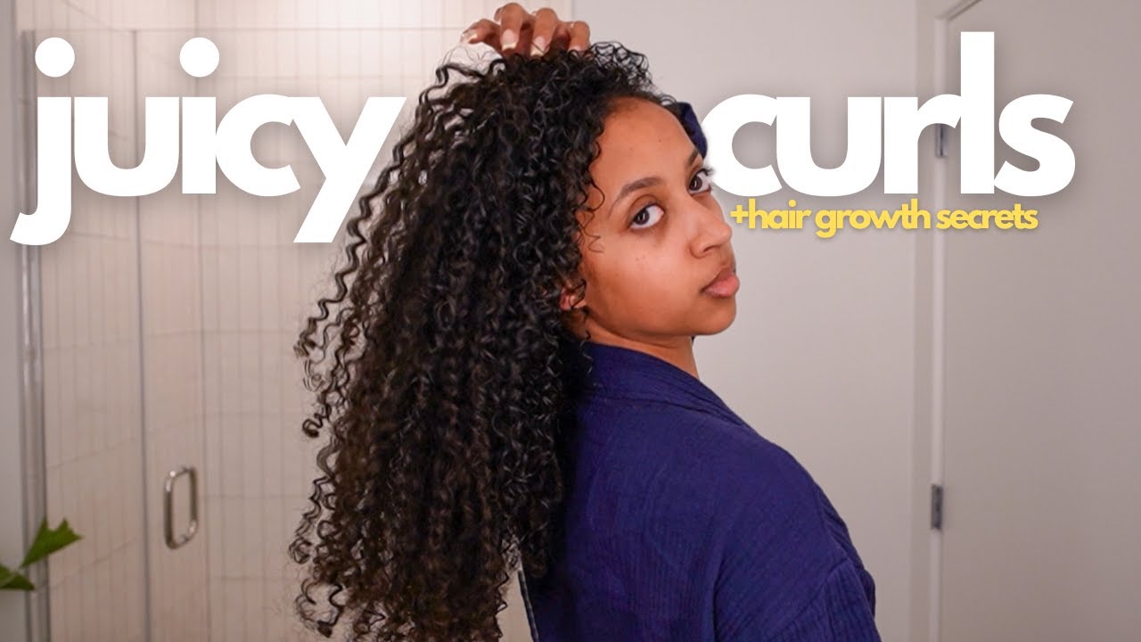 The only video you need to get juicy curls | Hair growth secrets, fav ...