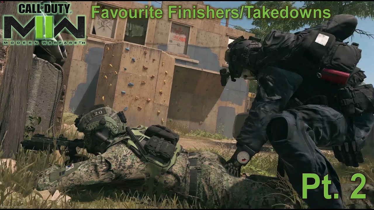 My favourite Finishers/Takedowns in COD: Modern Warfare II Part 2 - YouTube