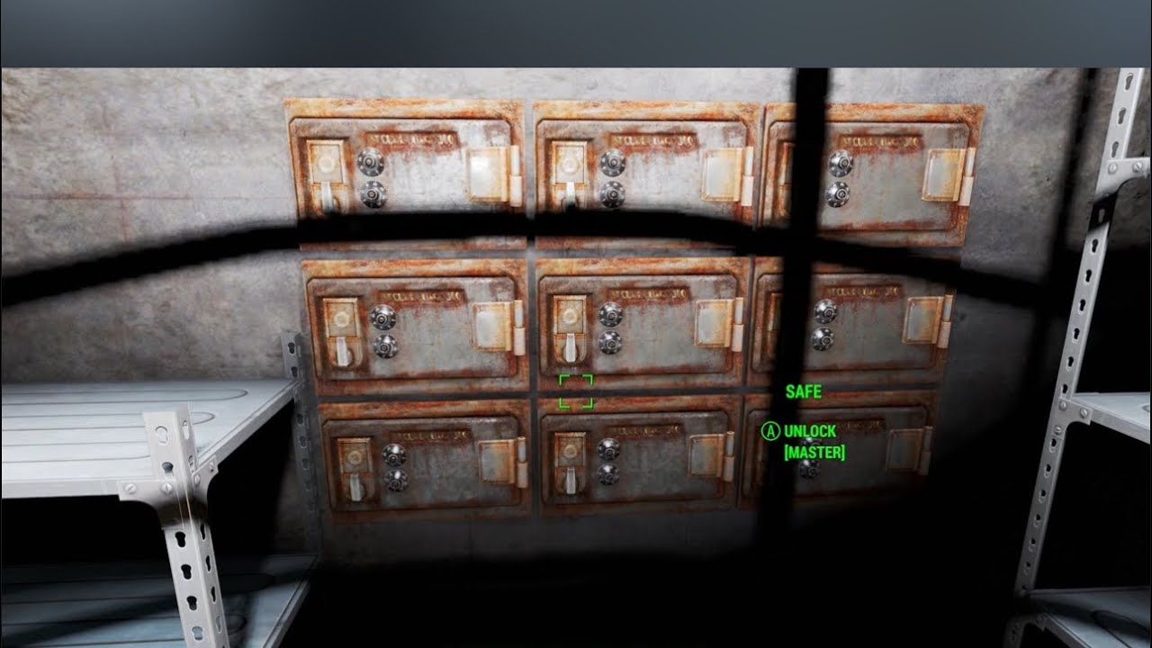 Fallout 4-Unmarked Bank With 16 Safes - YouTube