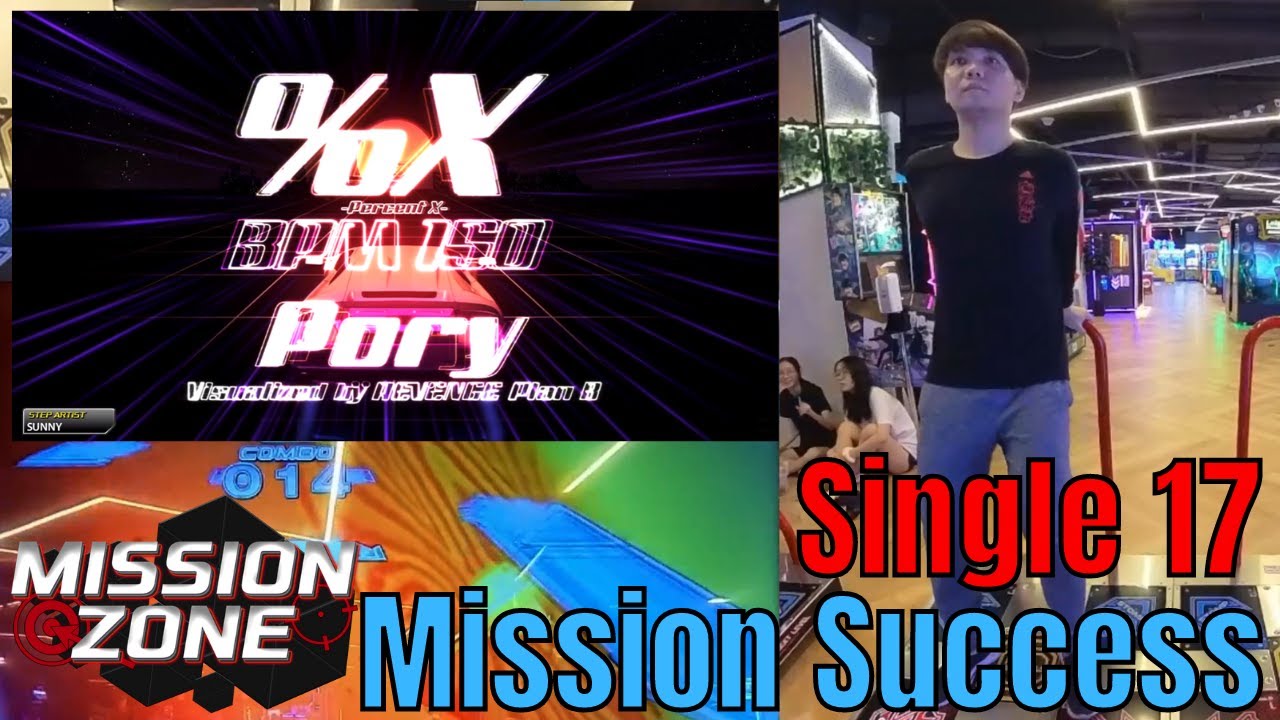 [Pump It Up XX] Mission Zone - %X (Percent X) S17 Mission Success - YouTube