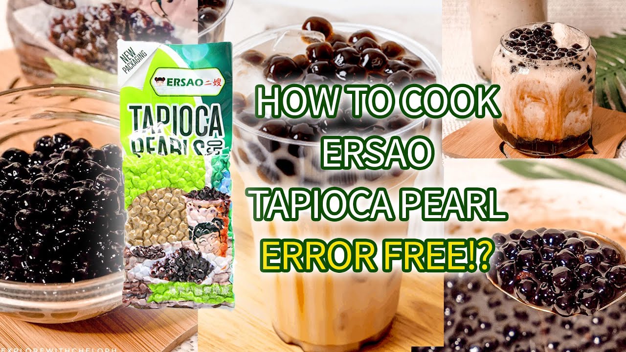 How to Cook Ersao Tapioca Pearl ERROR FREE!? 如何煮珍珠粉圓0失敗!? - YouTube