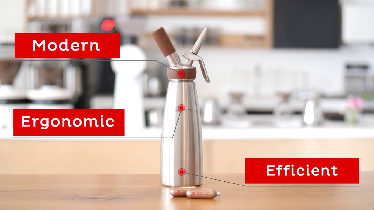 iSi Introduces Nitro Whip Nitro Charger - YouTube