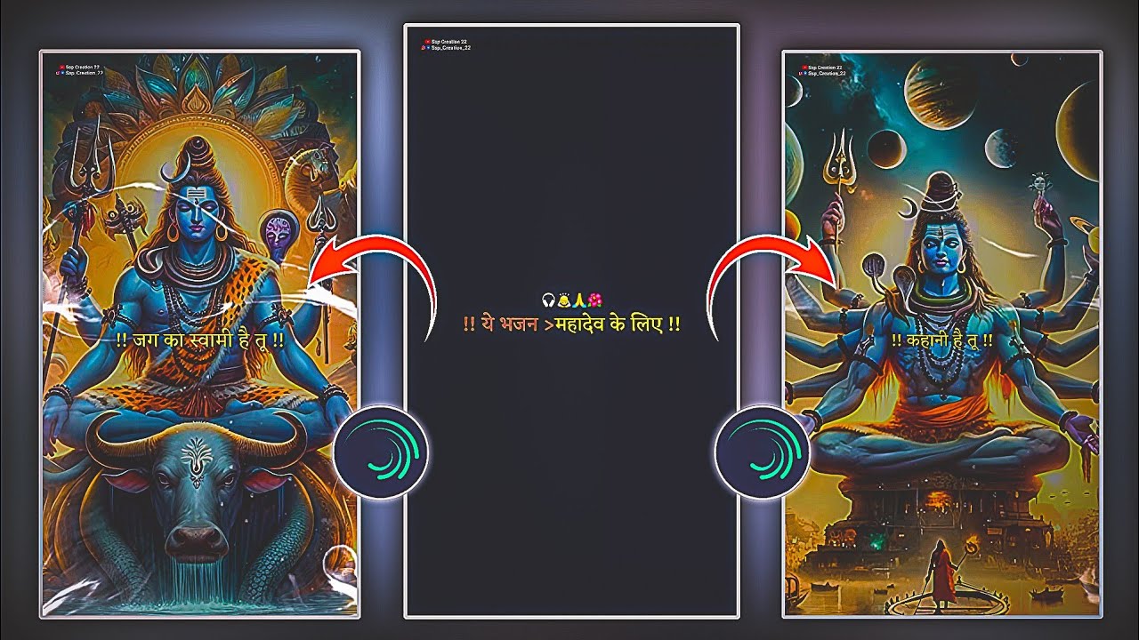 Mahadev Status Editing | Mahadev Video Editing In Alight Motion # ...