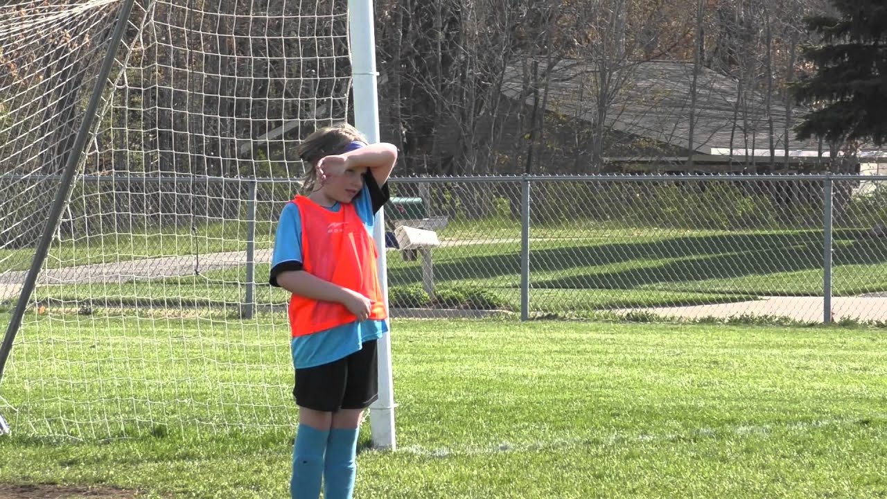 Lonely soccer goalie - YouTube