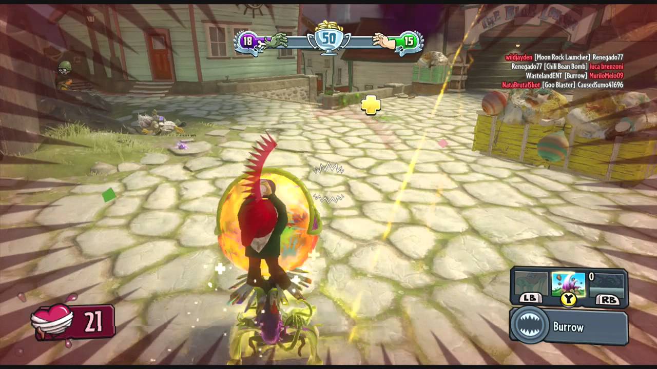 Plants VS Zombies Garden warfare: Fire chomper. - YouTube