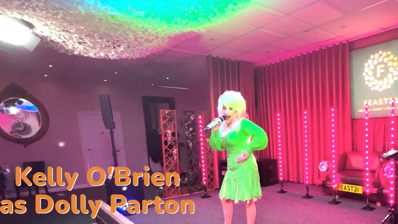 The gorgeous Kelly O'Brien as Dolly Parton - YouTube
