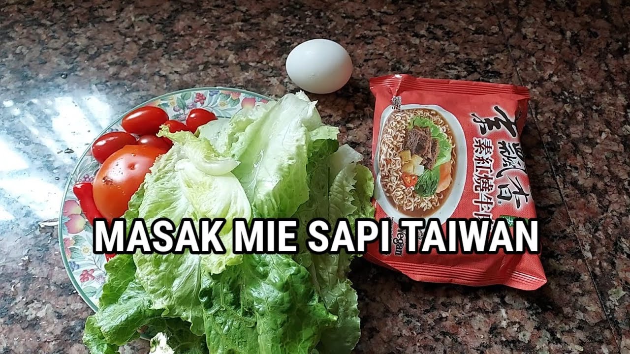 review masak mie instan taiwan rasa sapi - YouTube