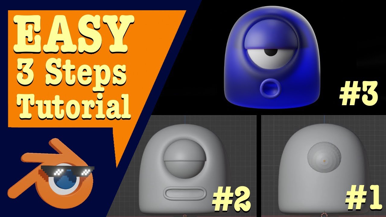 Create a Jello Monster in 3 Steps with Blender - YouTube