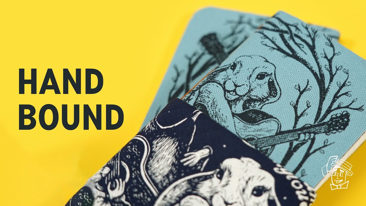 Screen Printing and Sewing Fabric notebooks at Home - YouTube