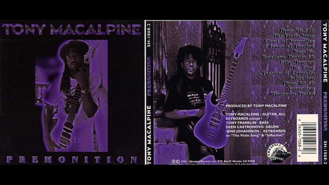 Tony MacAlpine - Premonition [Full Album] - YouTube