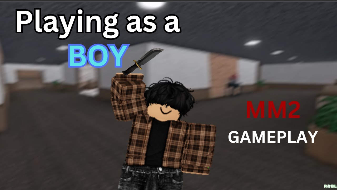 I Pretended To Be A BOY in MM2 | Roblox - YouTube