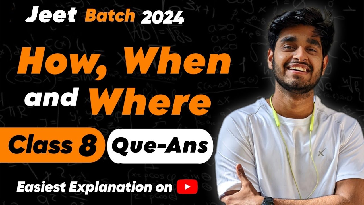 Class 8 History Chapter 1 - How When and Where Question Answers - YouTube