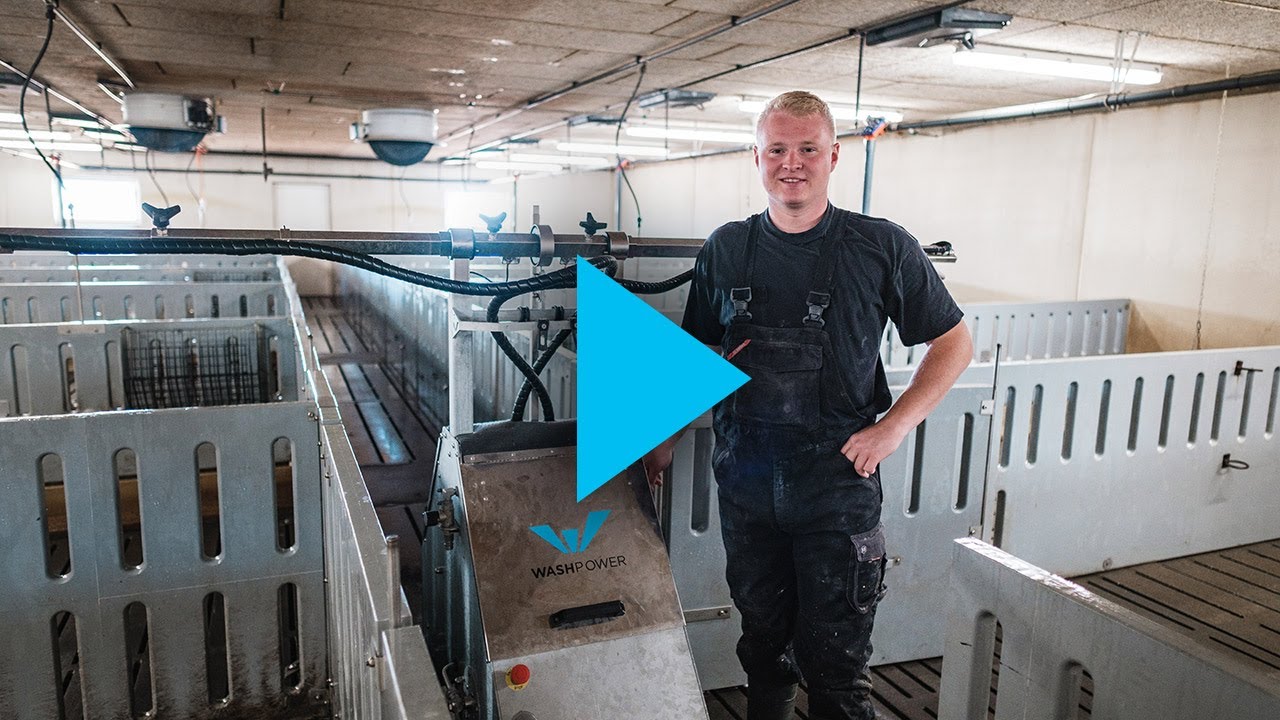 At the pig farm Agerbo Agro they save time and cost by cleaning their ...