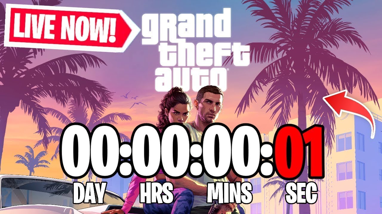 GTA 6 RELEASE COUNTDOWN LIVE🔴 24/7 & (GTA 6 Release Date) (GTA 6 ...