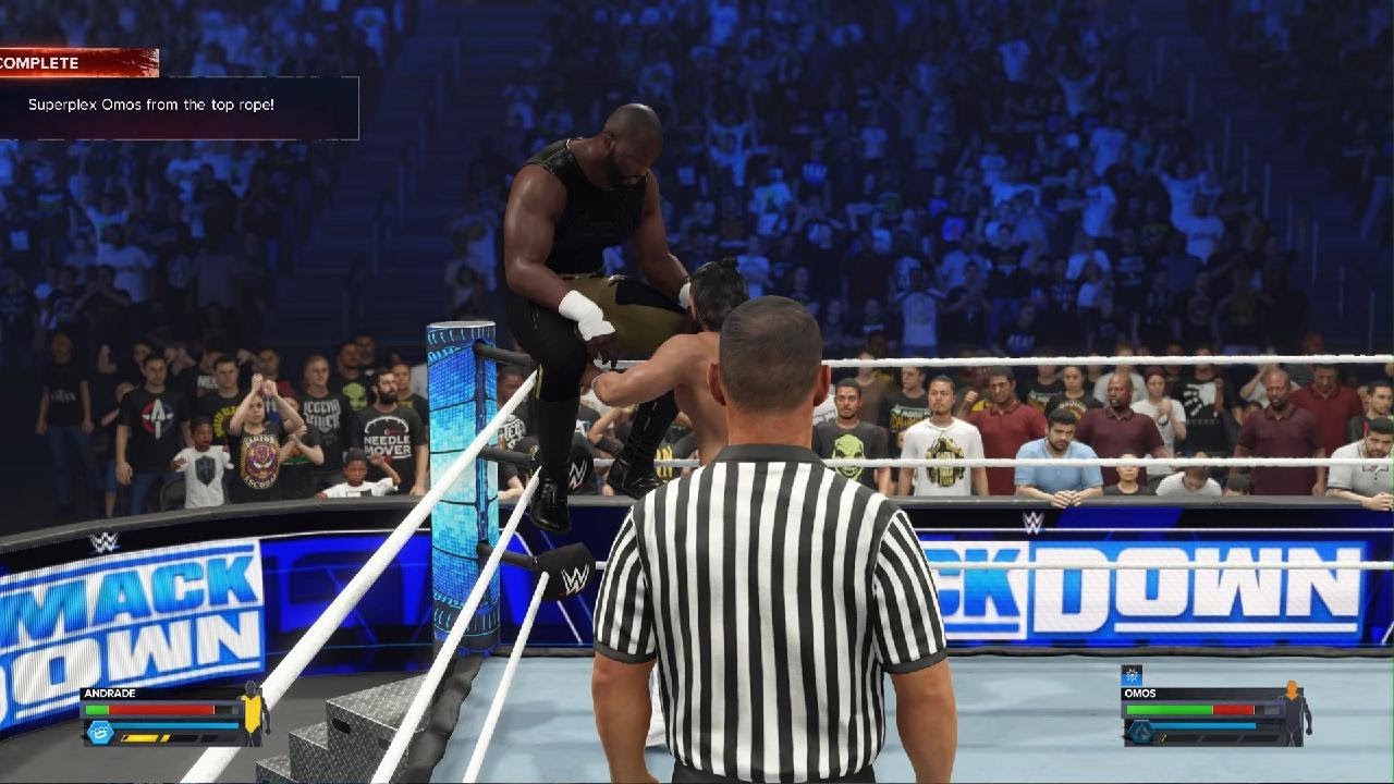 WWE 2K24 Perform a ring break - YouTube