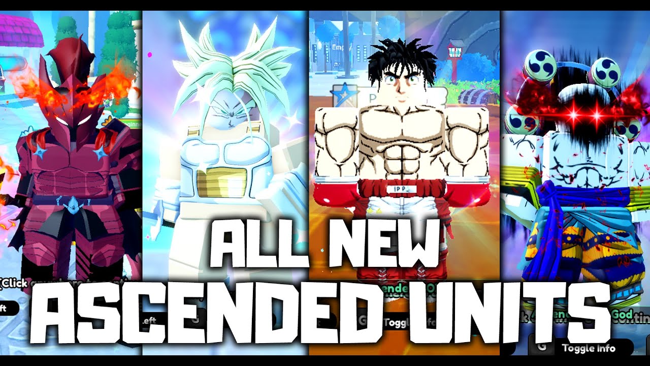 All New Ascended Units in ALL STAR TOWER DEFENSE X | ASTD X Update 3 ...