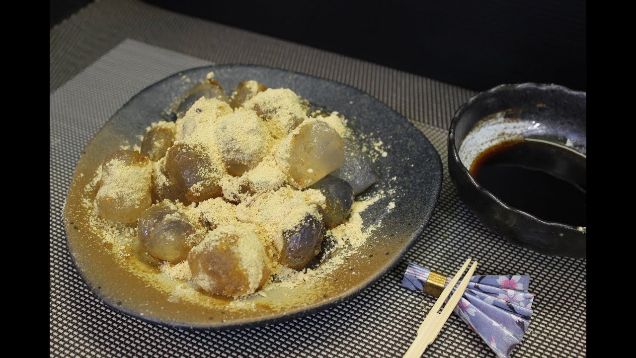How to make warabi Mochi - YouTube