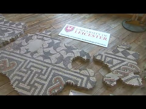 Roman Mosaic goes on public display - University of Leicester