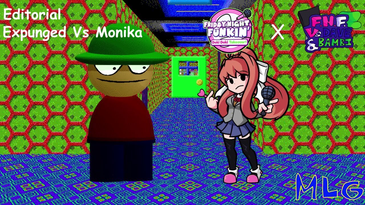 Editorial V1 | FNF Expunged Vs Monika Cover (Loud Sound Warning) - YouTube