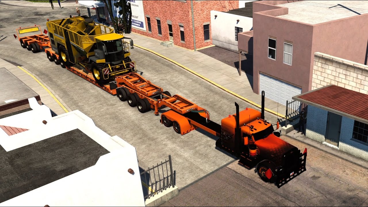ATS - Oversize Truck + Oversize Load - Ultra Graphic 4K 60fps - YouTube