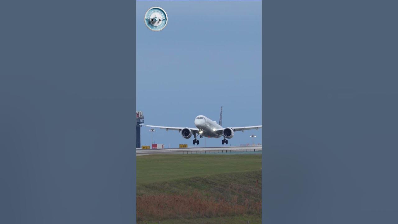 Embraer E195-E2 Landing at Fort Lauderdale-Hollywood Int'l Airport | Plane Spotting - YouTube