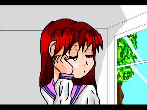 anime girl blinking - YouTube
