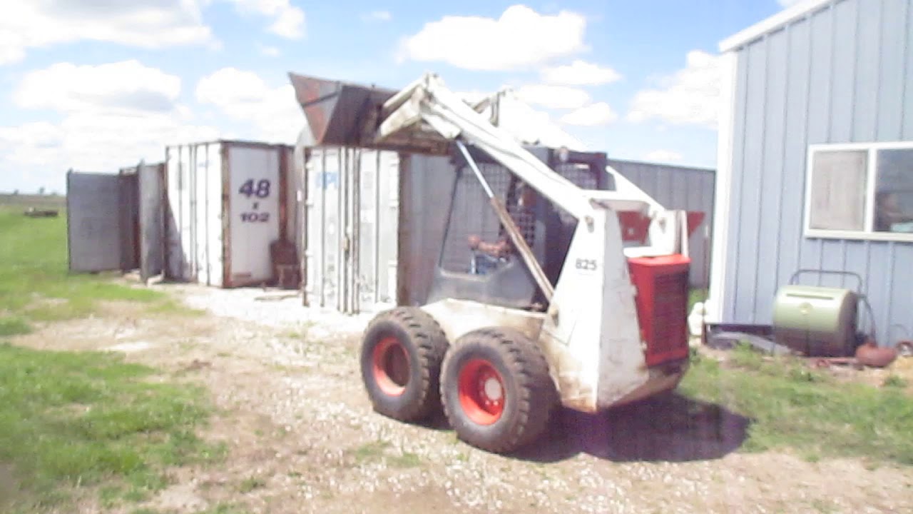 BigIron Online Auction 6-12-2019==Bobcat 825 Skid Loader - YouTube