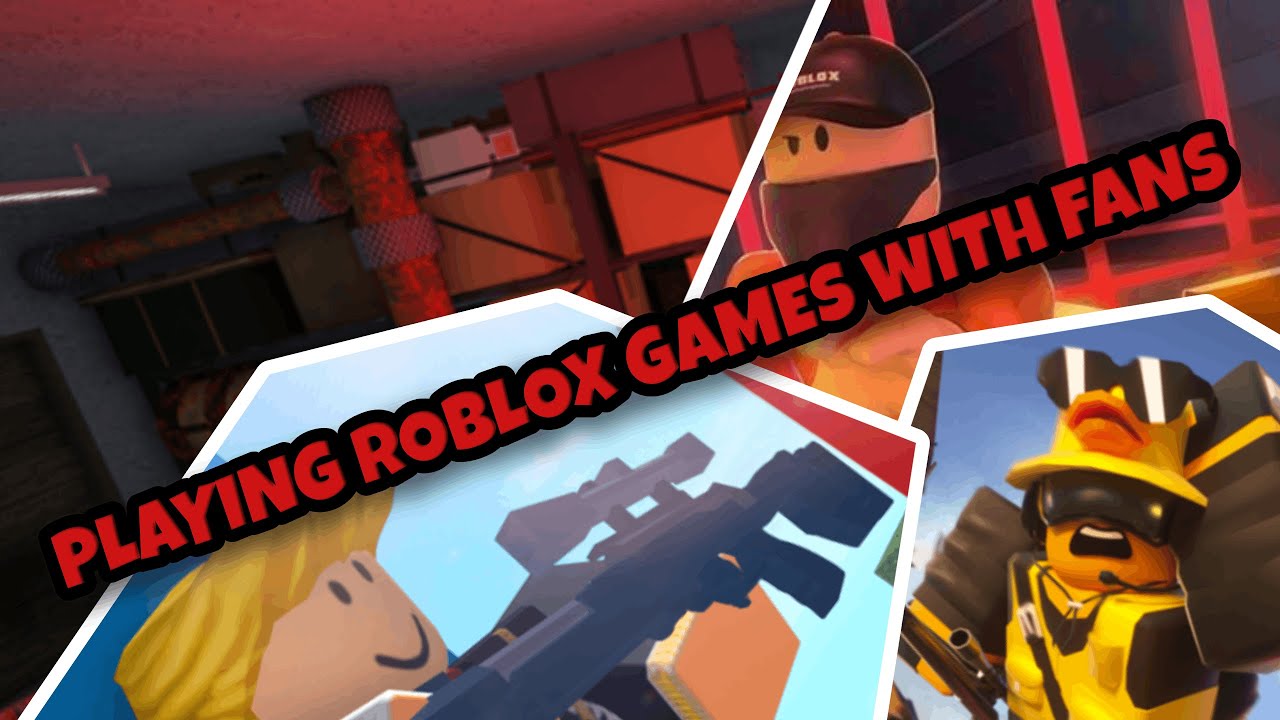 Playing Roblox with Fans! - YouTube