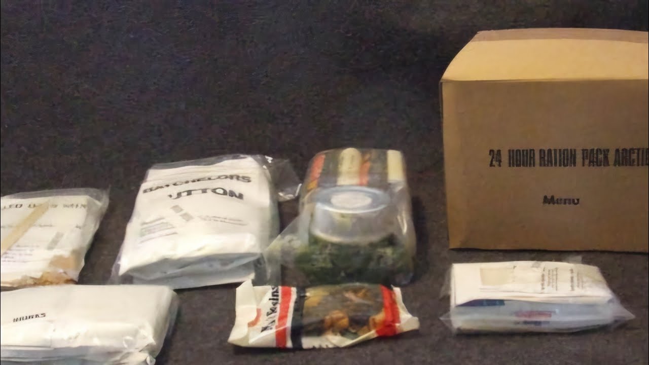 British army 24hr Arctic Ration - YouTube