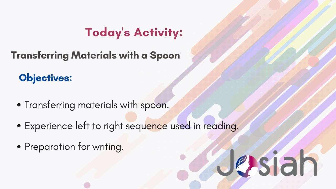 Exercises of Practical Life: Transferring with Spoon - YouTube