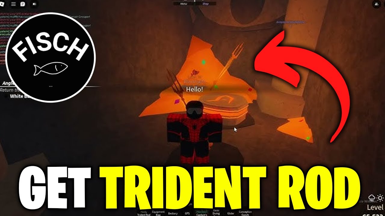 How To Get Trident Rod In Fisch ROBLOX - Best Way - YouTube