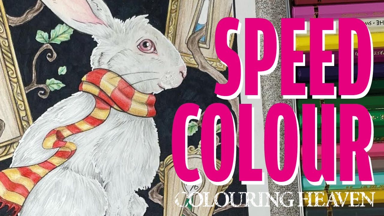 MAGICAL Alice in Wonderland SPEED COLOURING | Designs by Eeva Nikunen ...