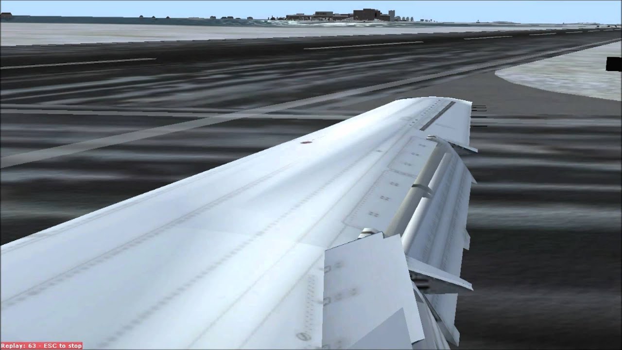 FSX HD - Delta Connection Embraer ERJ-135 Landing Boston Logan Airport ...