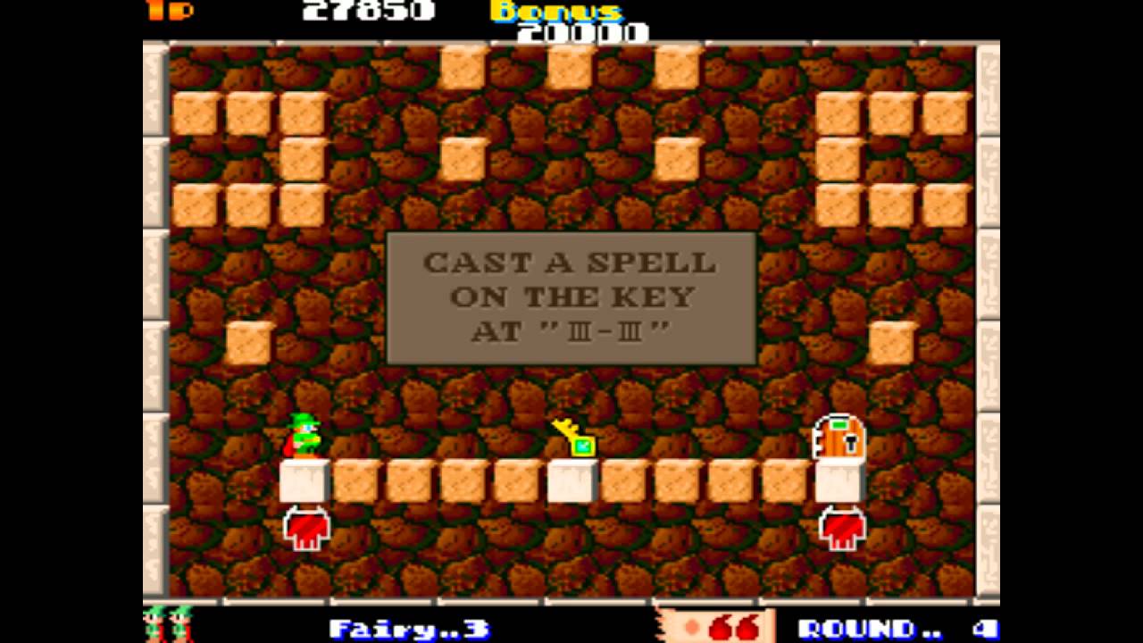 Solomon's Key Arcade gameplay - YouTube