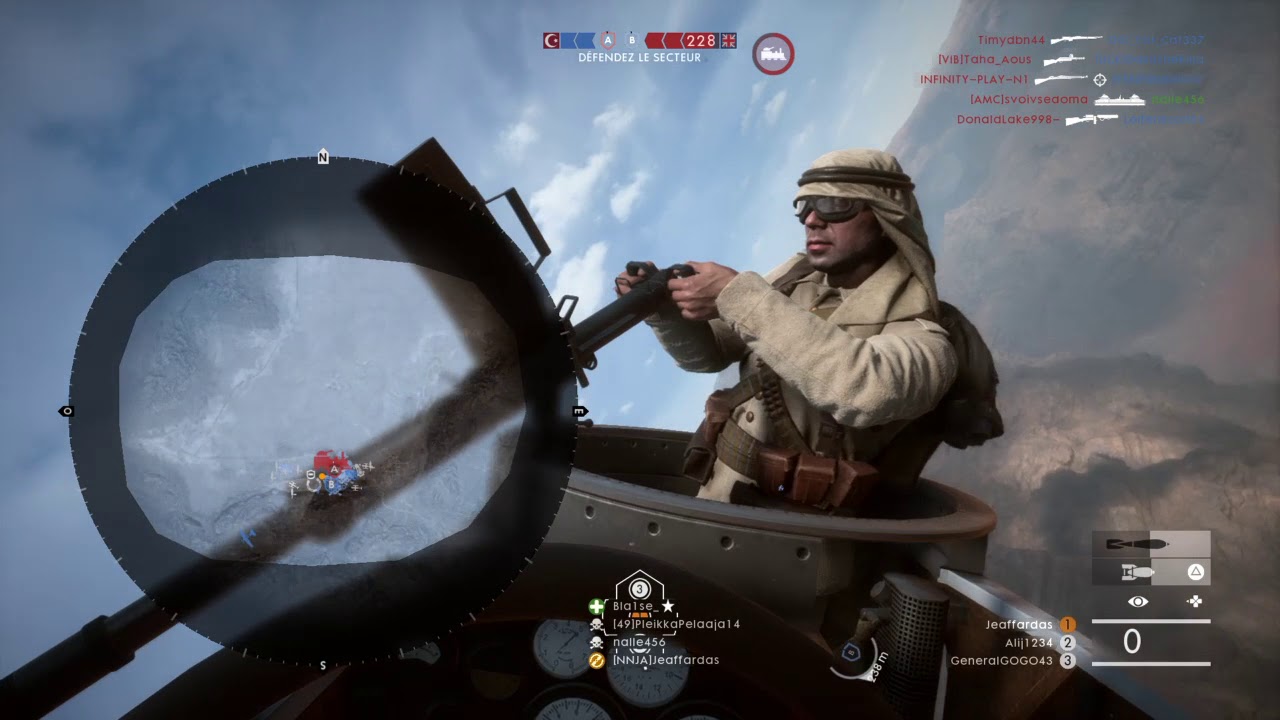 Battlefield™ 1 train blindé vs bombardier - YouTube
