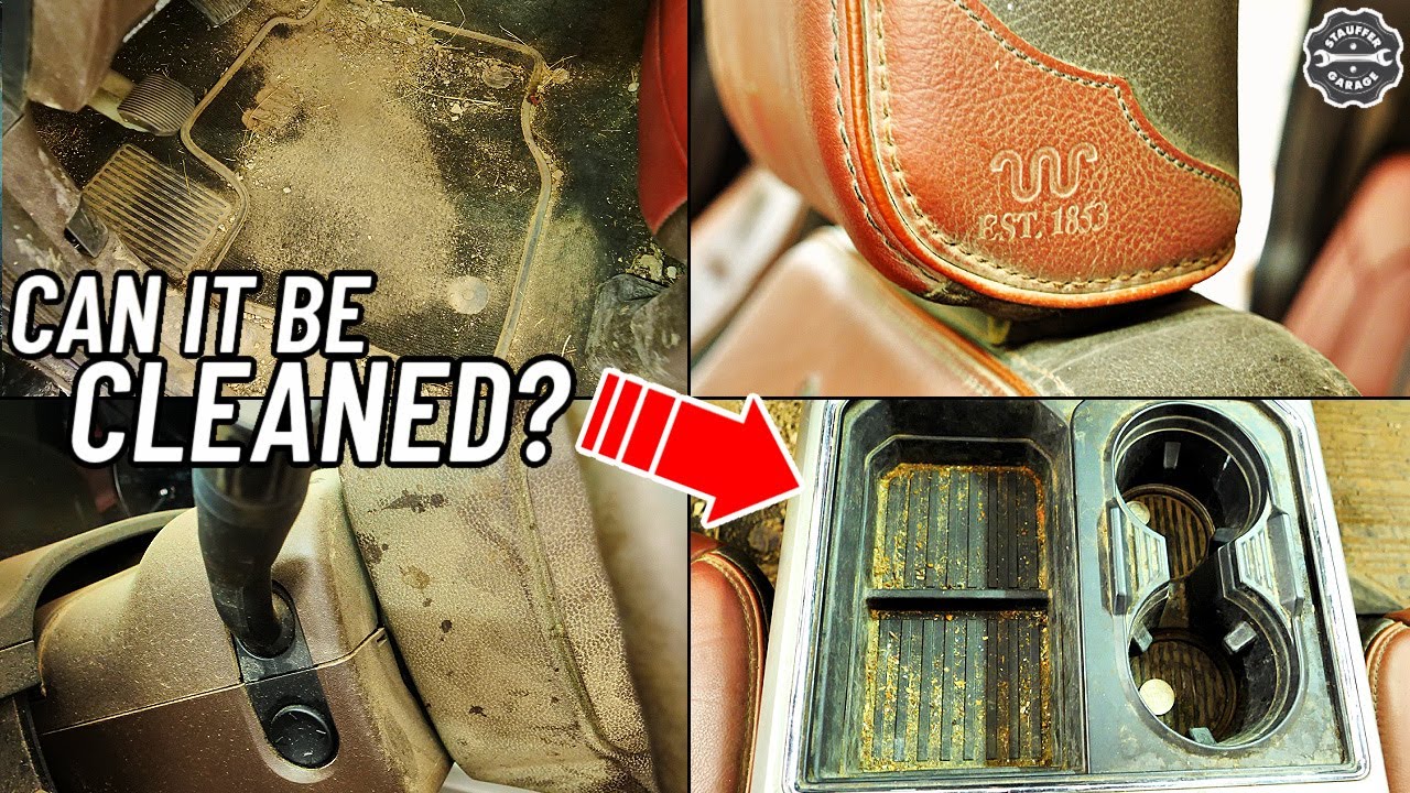 Deep Cleaning A Dirty Ford F350 King Ranch || Car Detailing || Stauffer ...