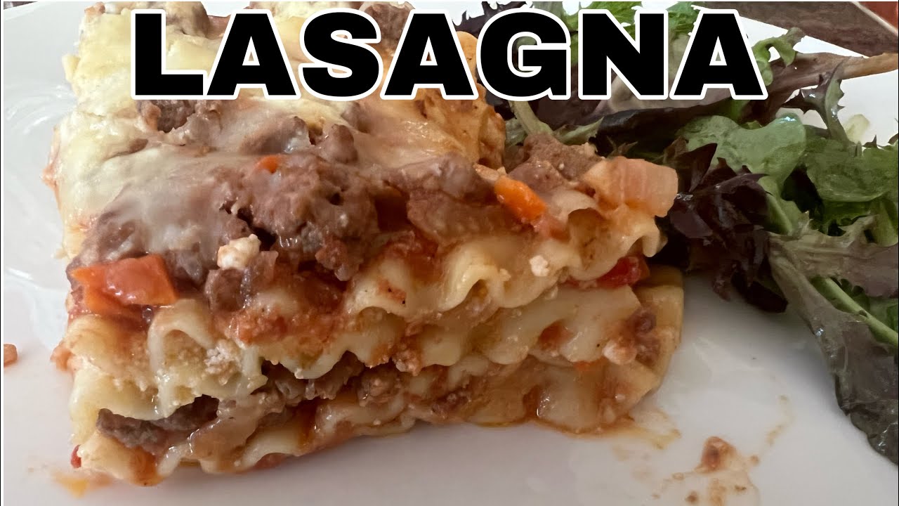 Classic Meat Lasagna | My First Ever Homemade Lasagna | Lysa Long - YouTube