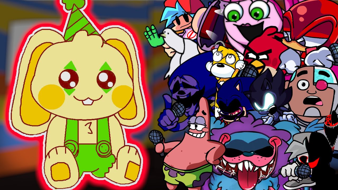 FNF Musical Memory(Vs Bunzo Bunny Little) But Different Characters Sing ...