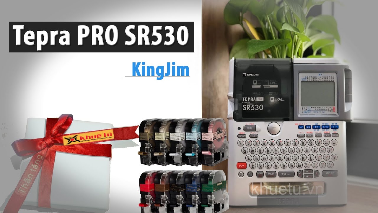 Tepra PRO SR530 - Máy In Nhãn Thông Dụng Tại Việt Nam #sr530 #kingjim # ...