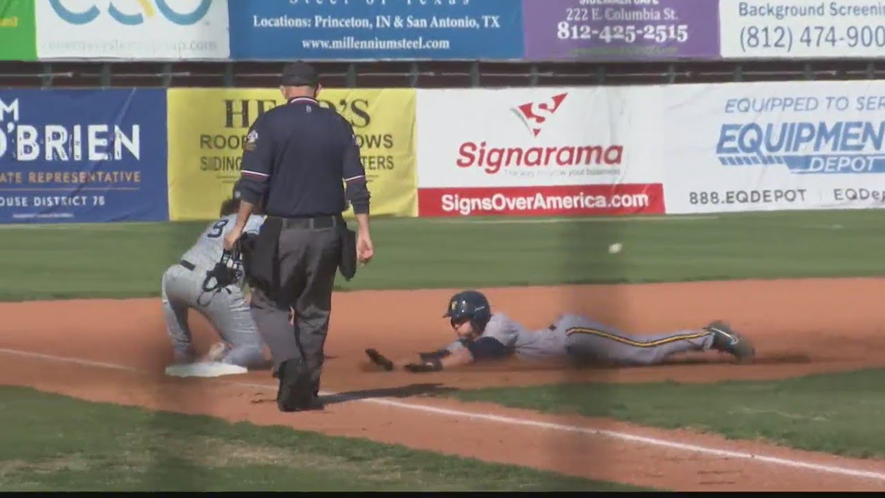 Castle baseball picks up win over Reitz at Bosse Field - YouTube