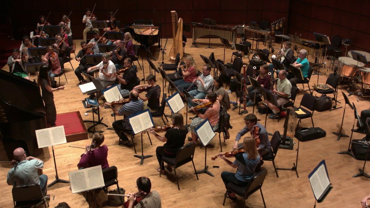 Sarah Hicks conducts Mozart & Brahms with Pianist Charlie Albright ...