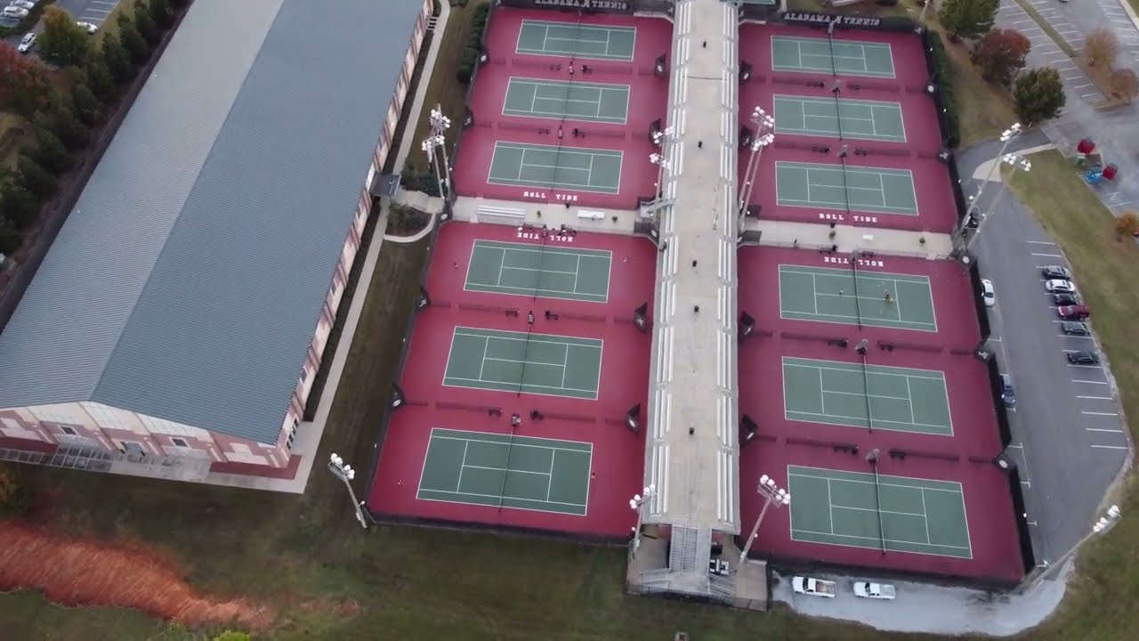 Alabama Tennis Courts - YouTube