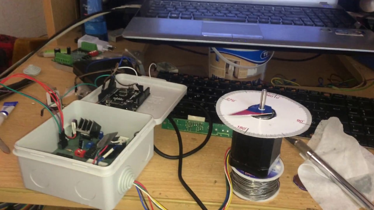 Драйвер шагового двигателя LM298 L297 / Stepper motor driver LM298 L297 ...