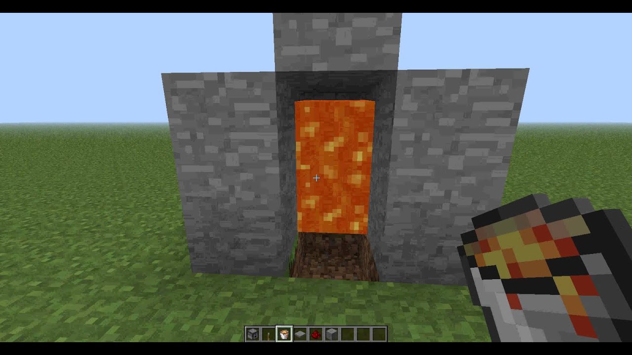 Minecraft Tutorial - Fire Arrows - YouTube