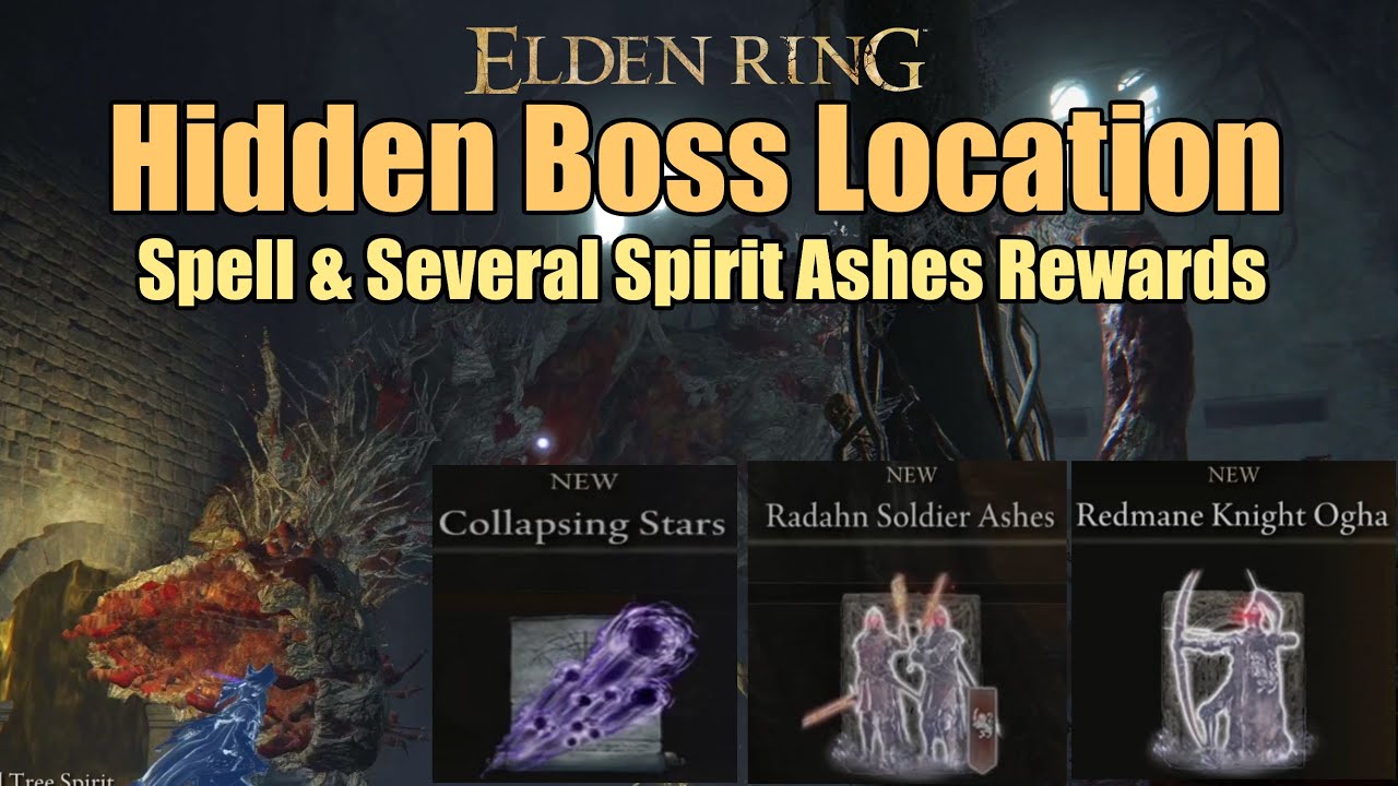 Elden Ring - Hidden Cave With Legendary Spirit Ashes After Beating ...