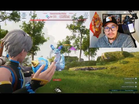 Palworld - First boss fight Dancer on the plains Chillet - YouTube