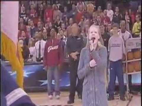 Lizzy McAvoy's National Anthem/ Cleveland Cavaliers - YouTube